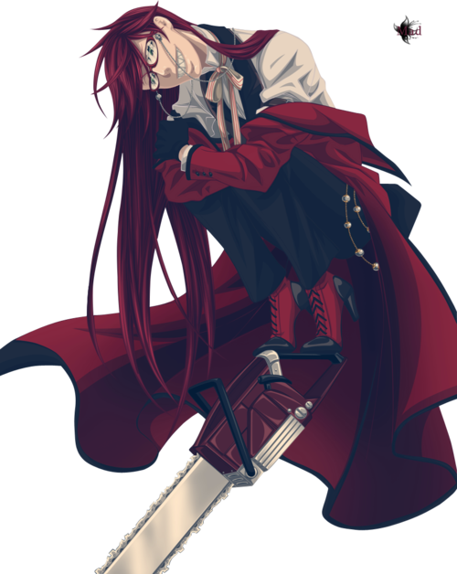 Black Butler Grell Png Clipart - Large Size Png Image - PikPng
