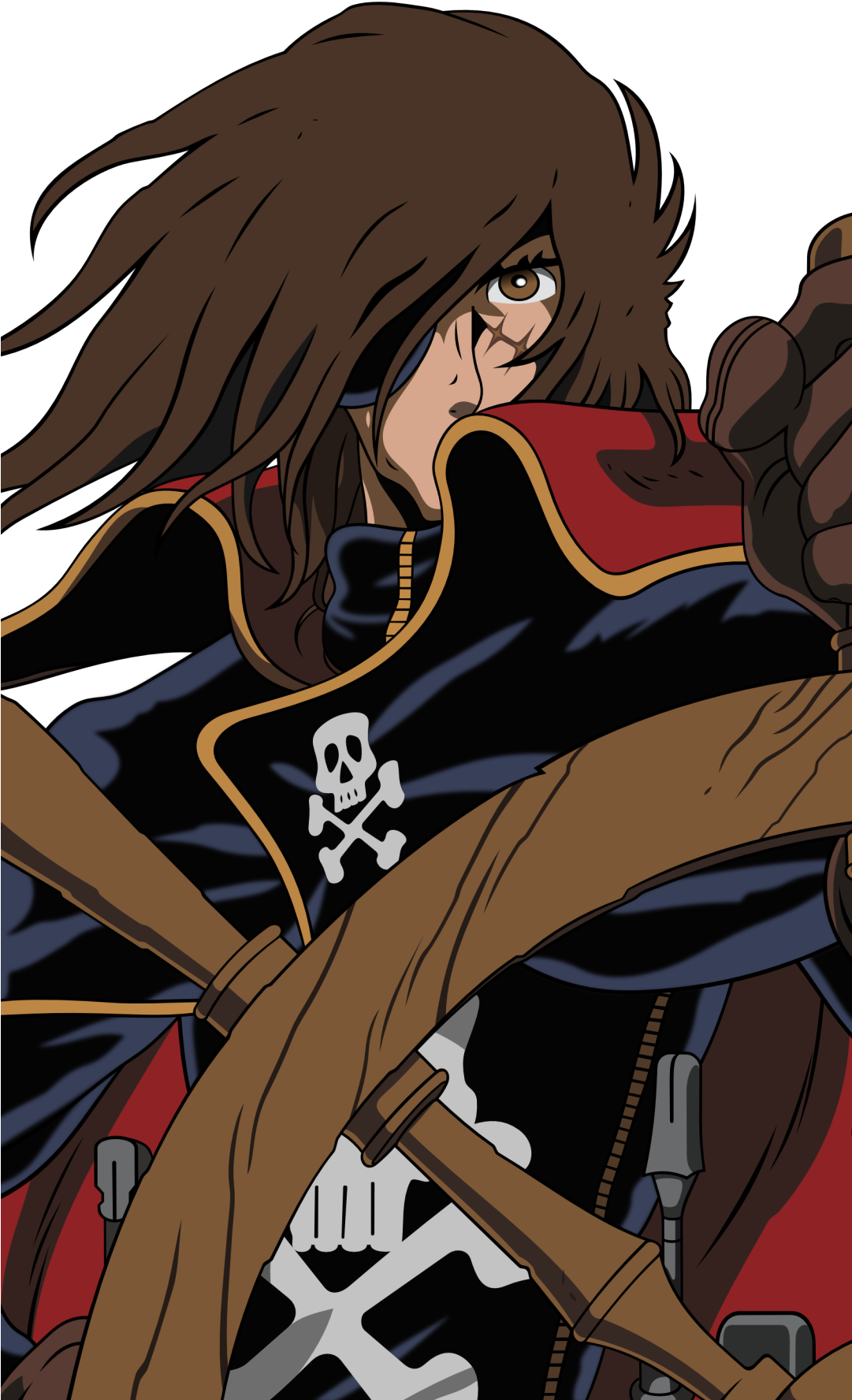 Captain Harlock Poster Clipart - Large Size Png Image - PikPng