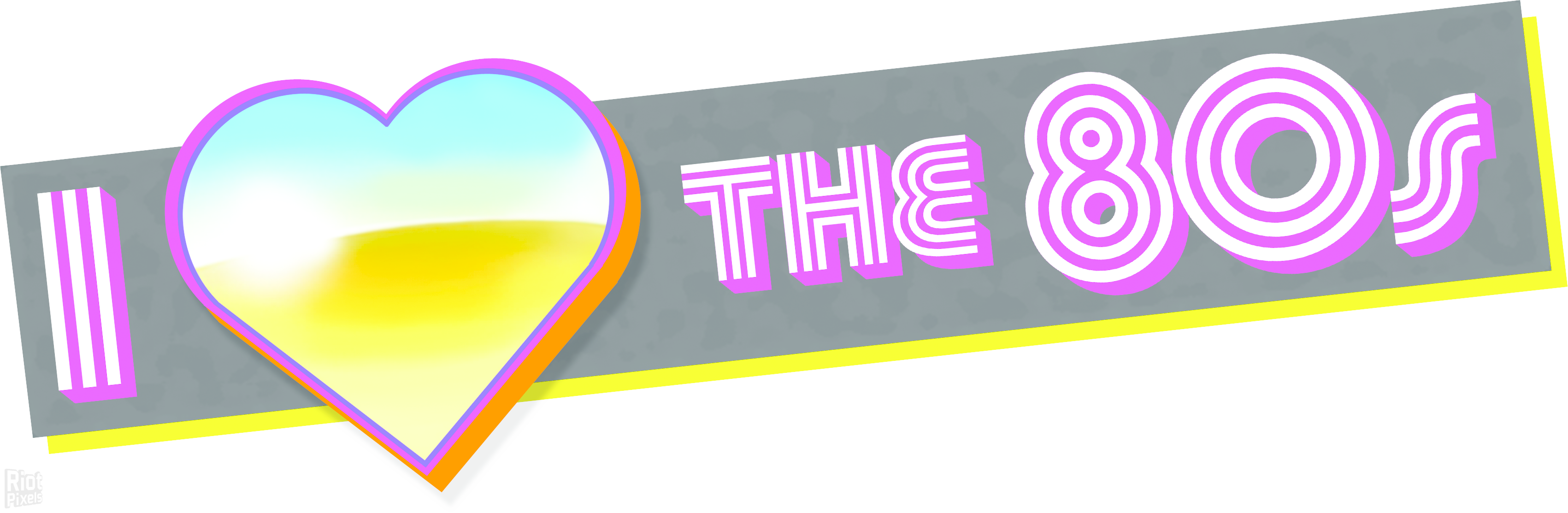 10 March - Love The 80s Clipart - Large Size Png Image - PikPng