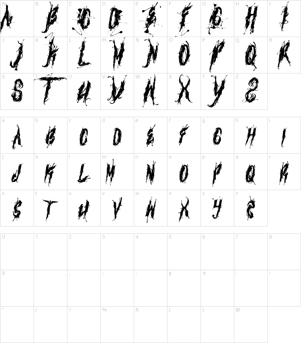 Venom Font Clipart - Large Size Png Image - PikPng