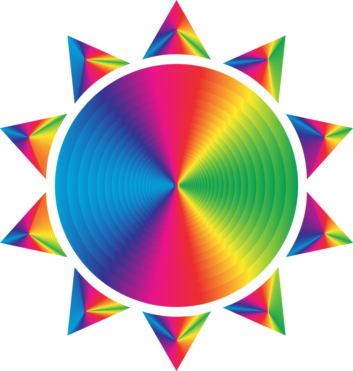 Squares Rainbow Transparent Clipart - Large Size Png Image - PikPng