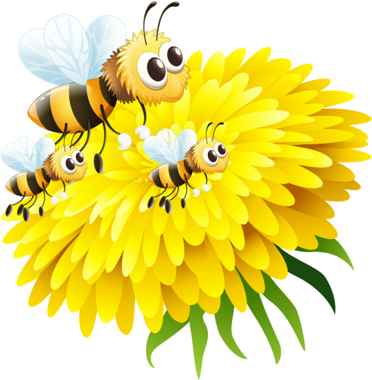 Download Bee In Flower, Bee, Honey Png And Psd File For Free - Flower ...