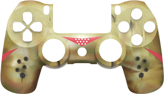 Jason - Controles De Ps4 Personalizado Clipart - Large Size Png Image ...