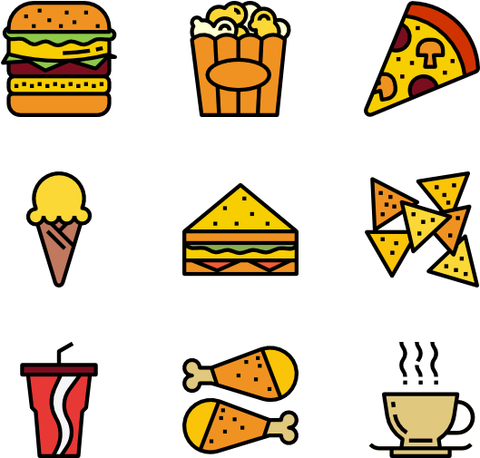 Food And Beverage - Food Menu Cartoon Png Clipart - Large Size Png ...