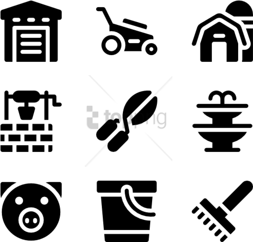 Free Png Gardening 50 Icons - Ivan Chermayeff Tom Geismar Logo Clipart ...