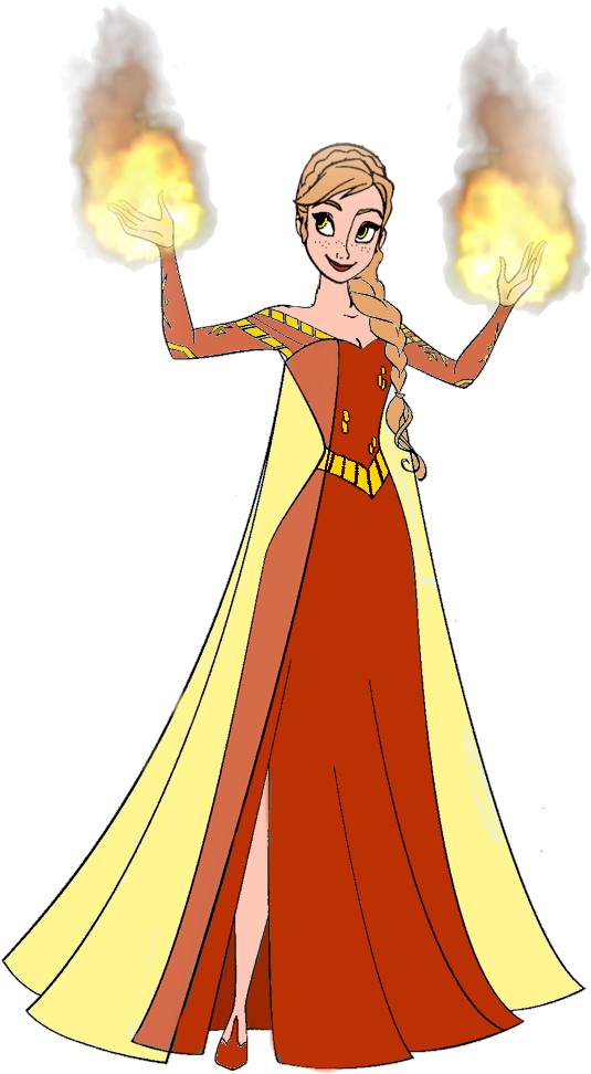 Anna The Fire Princess , Png Download - Anna The Fire Princess Clipart ...