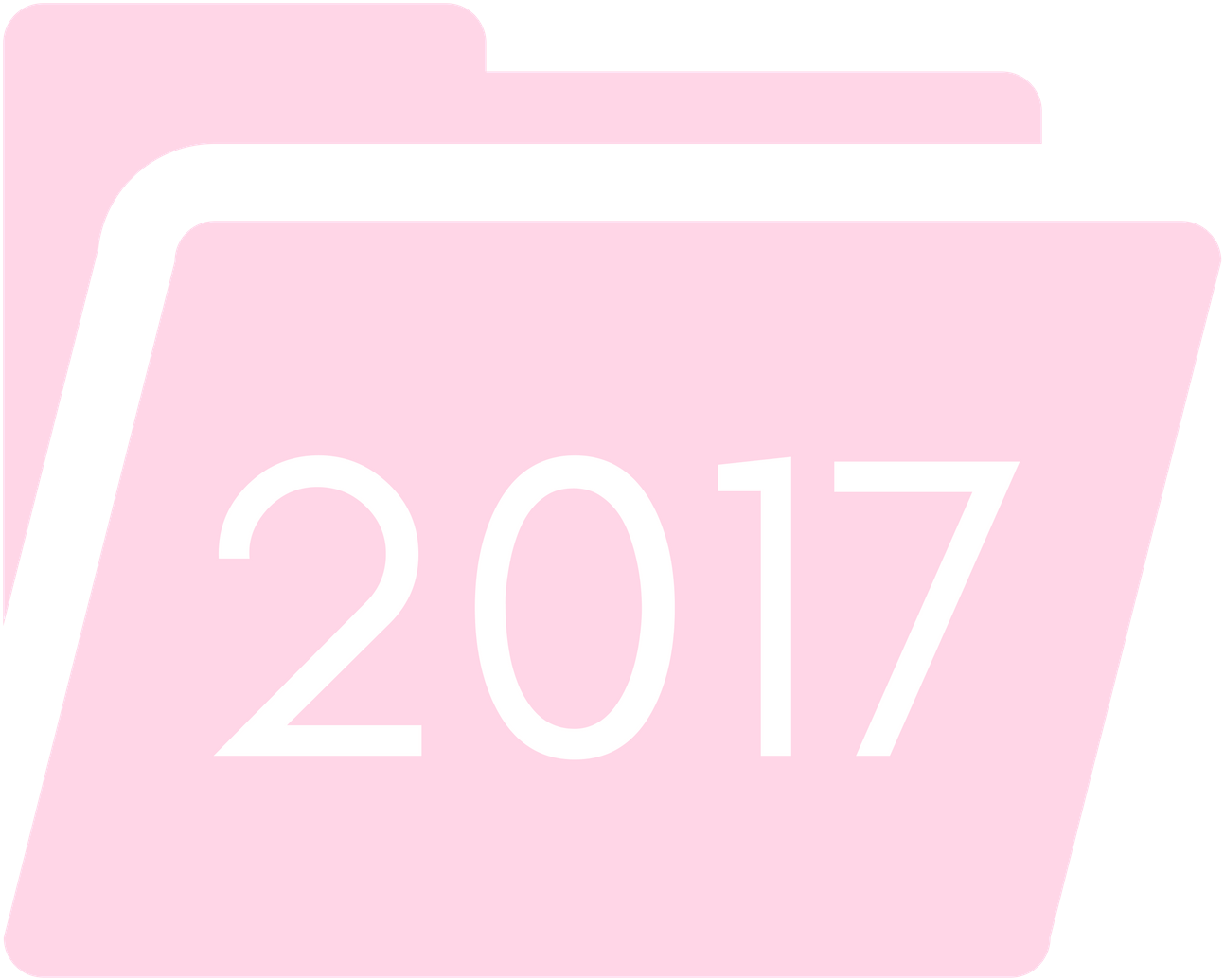 Pink Folder - Sign Clipart - Large Size Png Image - PikPng