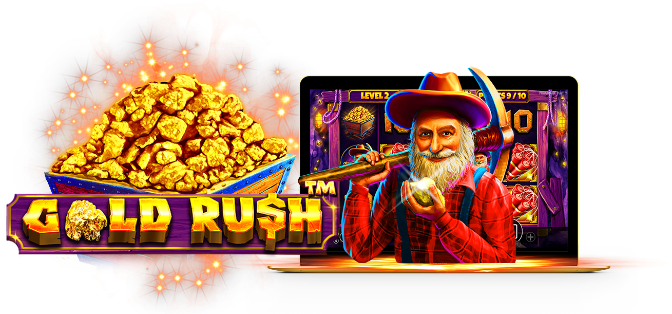 Gold Rush Slots Game Logo - Gold Rush Online Slot Pragmatic Play ...