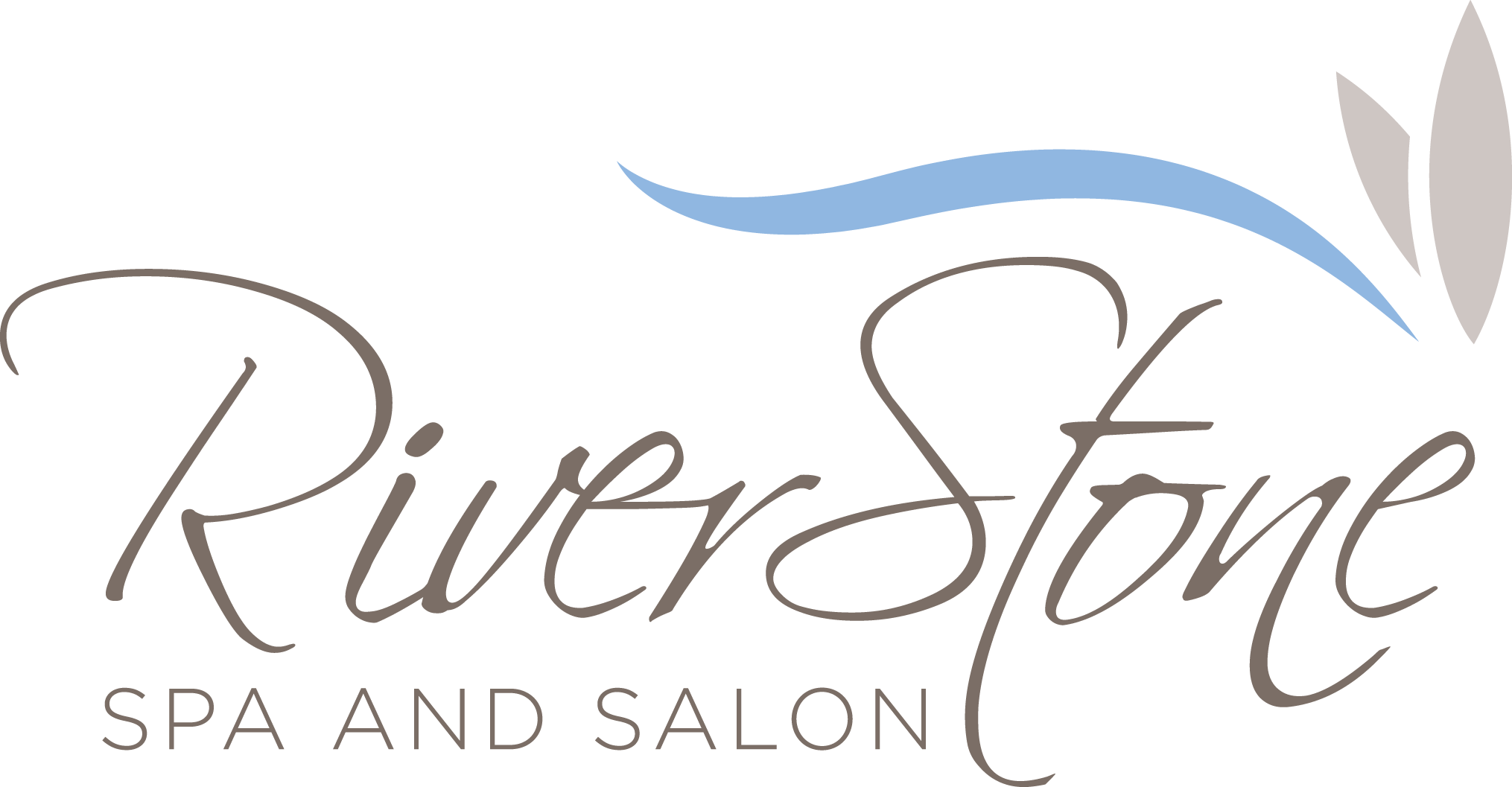 Riverstone Spa & Salon Logo - Calligraphy Clipart - Large Size Png ...