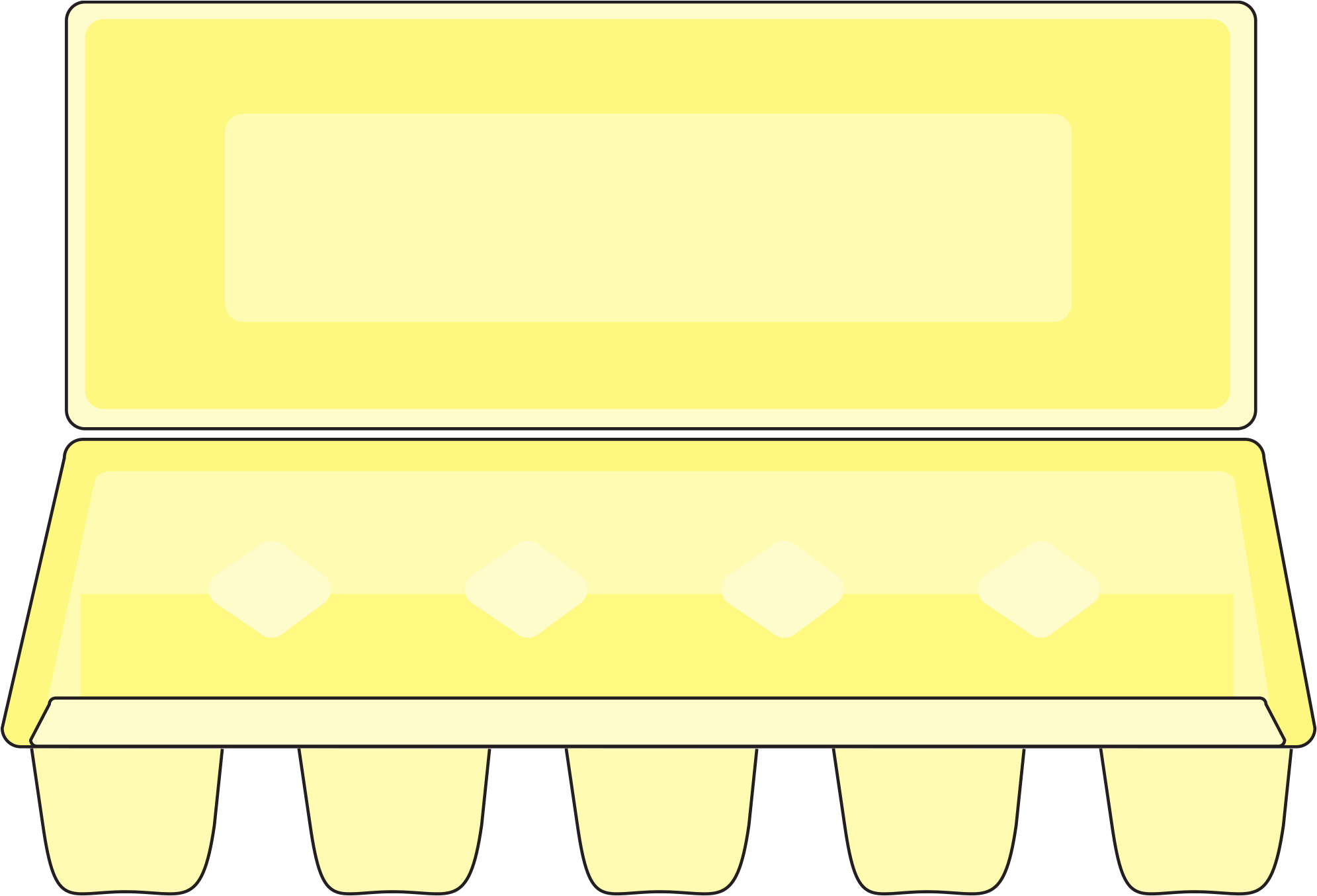 Empty Egg Box Cartoon , Png Download Clipart - Large Size Png Image ...