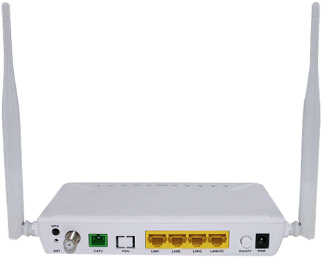 Gpon Ont 1ge 3fe Wifi Catv（single Fiber） Gpon Onu Dflh - Modem Clipart ...