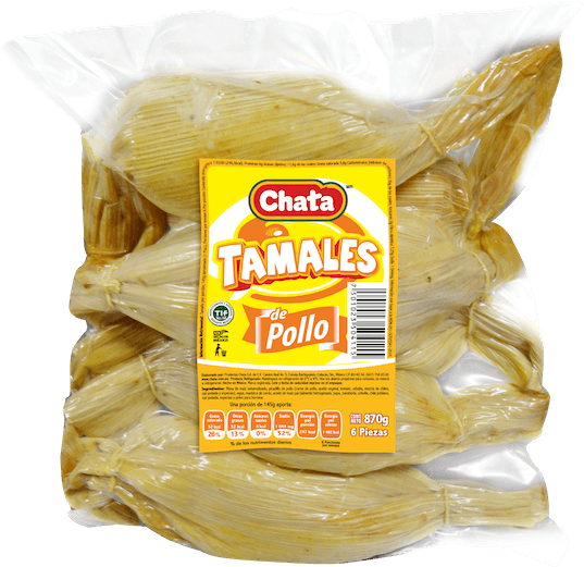 Chata Tamales De Pollo 6 Piezas - Chata Clipart - Large Size Png Image ...