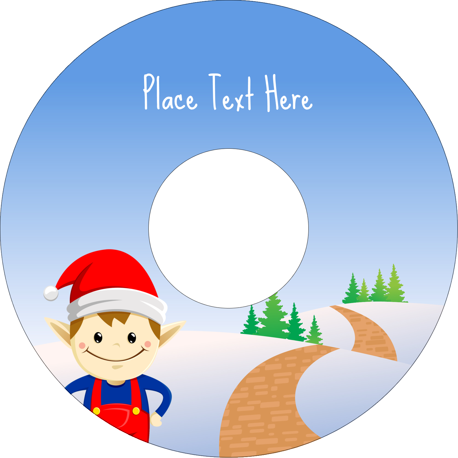 Avery Cd Labels Template 5931 Christmas - Circle Clipart - Large Size ...