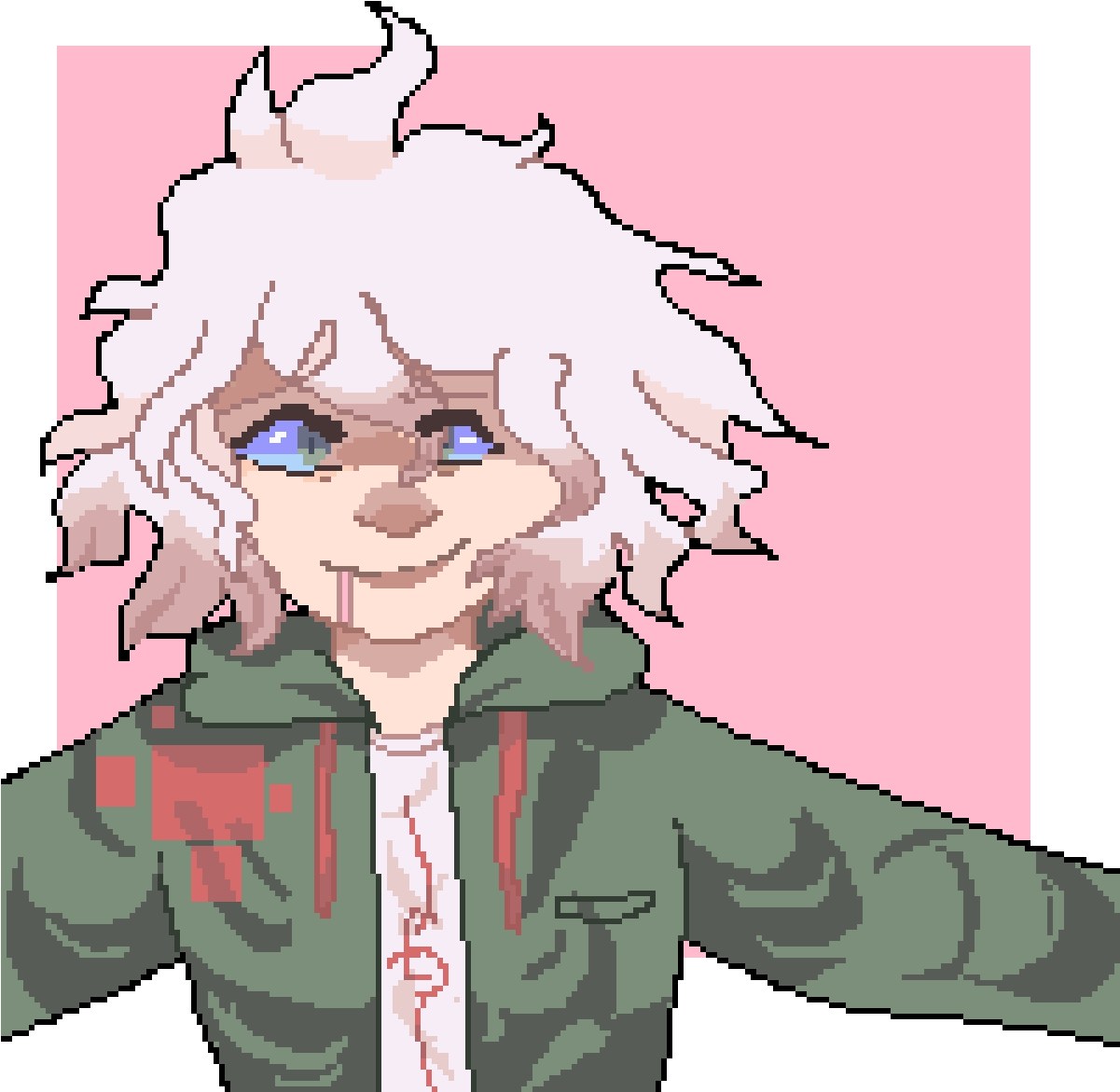 Nagito Komaeda - Cartoon Clipart - Large Size Png Image - PikPng