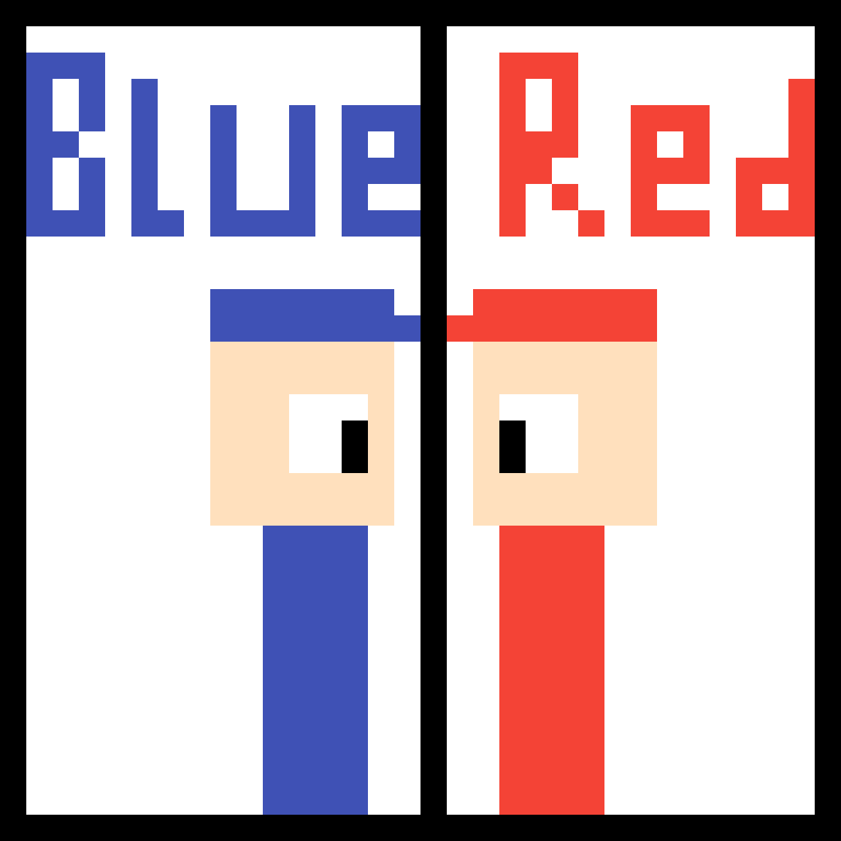 Red Vs Blue - Graphic Design Clipart - Large Size Png Image - PikPng