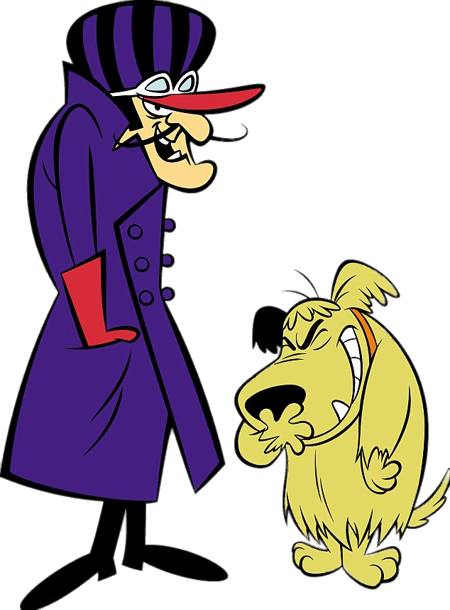 Dick Dastardly And Muttley Villains - Wacky Races Clipart - Large Size ...