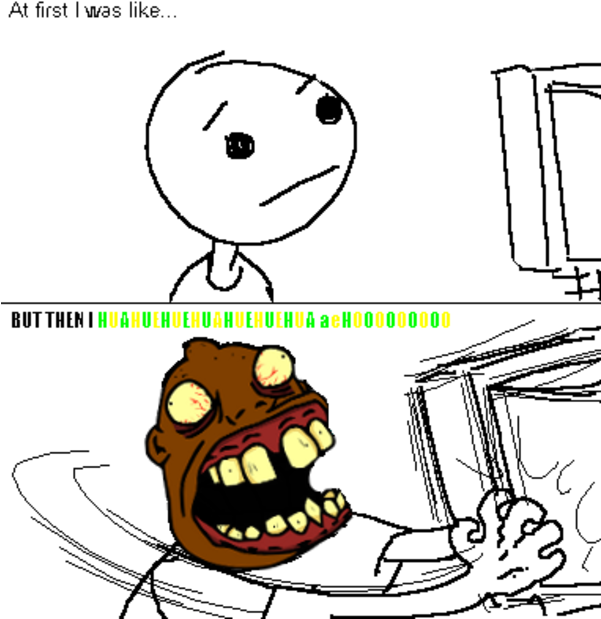 Huahuehuahue - Image - Rage Face Haters Gonna Hate Clipart - Large Size ...
