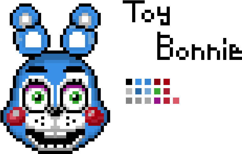 Fnaf-toy Bonnie - Fnaf Builds In Minecraft Clipart - Large Size Png ...