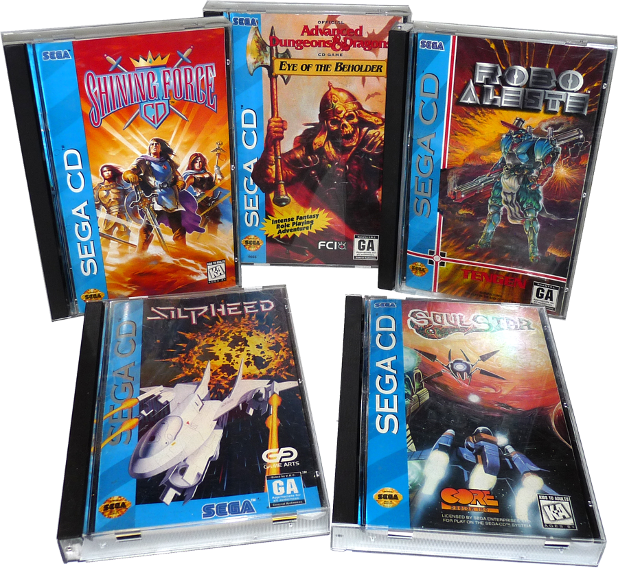 Sega Cd Games Clipart - Large Size Png Image - PikPng