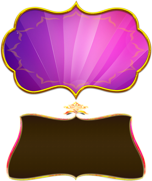 Violet Gold Title Board Brown Png And - Gold Board Png Clipart - Large ...