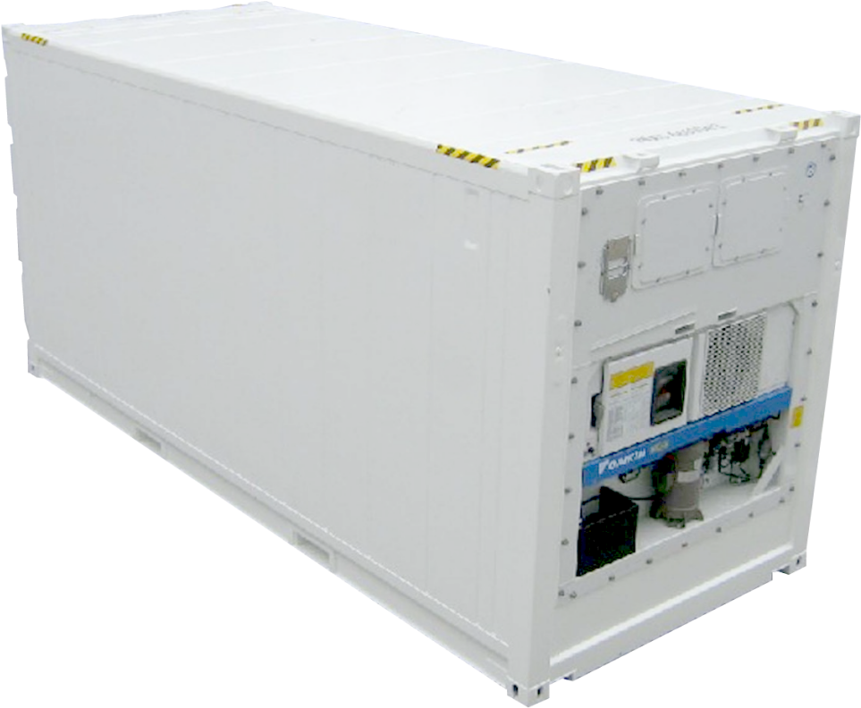 Reefer 'cold Storage' Containers - Reefer Container Png Clipart - Large ...