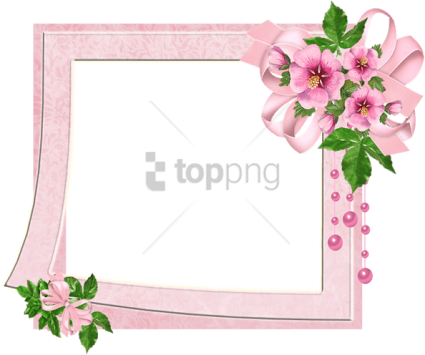 Cute Frame Png - Cute Pink Picture Frames Clipart - Large Size Png ...