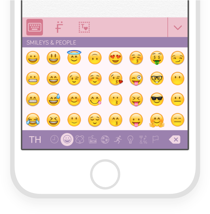 Enjoy Typing With Emoji Keyboard - Iphone Emoticons Clipart - Large ...