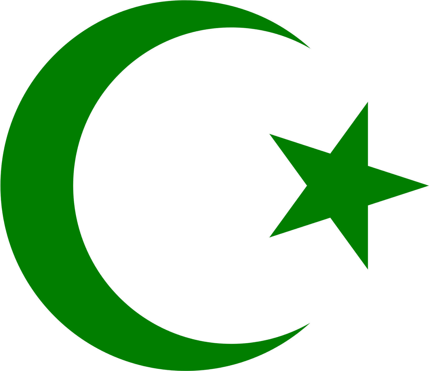 Star And Crescent - Muslim Logo Png Clipart - Large Size Png Image - PikPng
