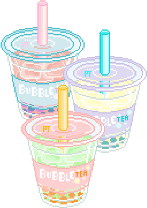 Cute Boba Tea Transparent Clipart - Large Size Png Image - PikPng