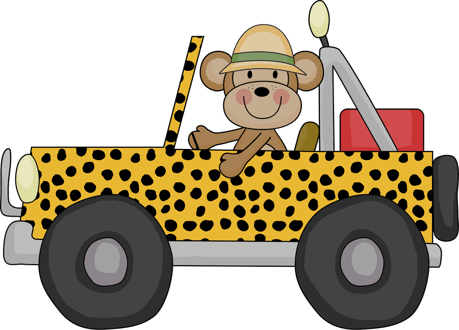 Clipart Library Safari Jeep Clipart - Jungle Safari Jeep In Clip Art - Png Download - Large Size ...