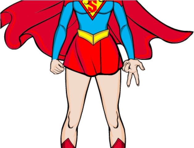 Super Girl Clipart Invisible Woman - Cartoon - Png Download - Large ...