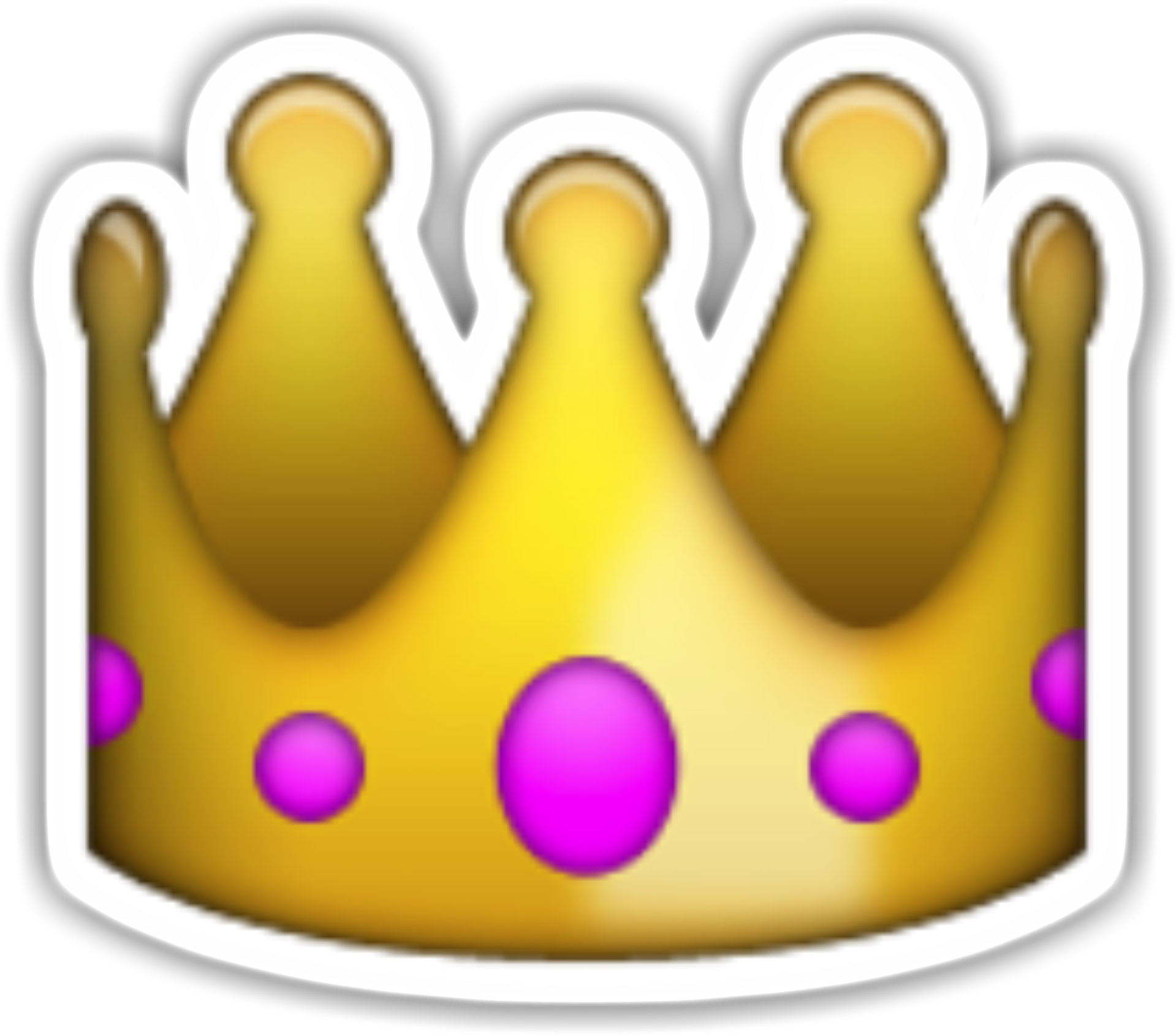 Grade 8 25,559 Crown 20emoji Original - Apple Emoji Crown Clipart ...