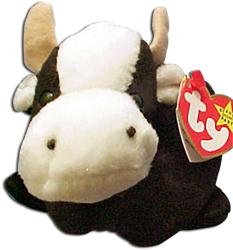 Ty Beanie Babies Daisy The Black And White Cow Stuffed - Beanie Baby ...