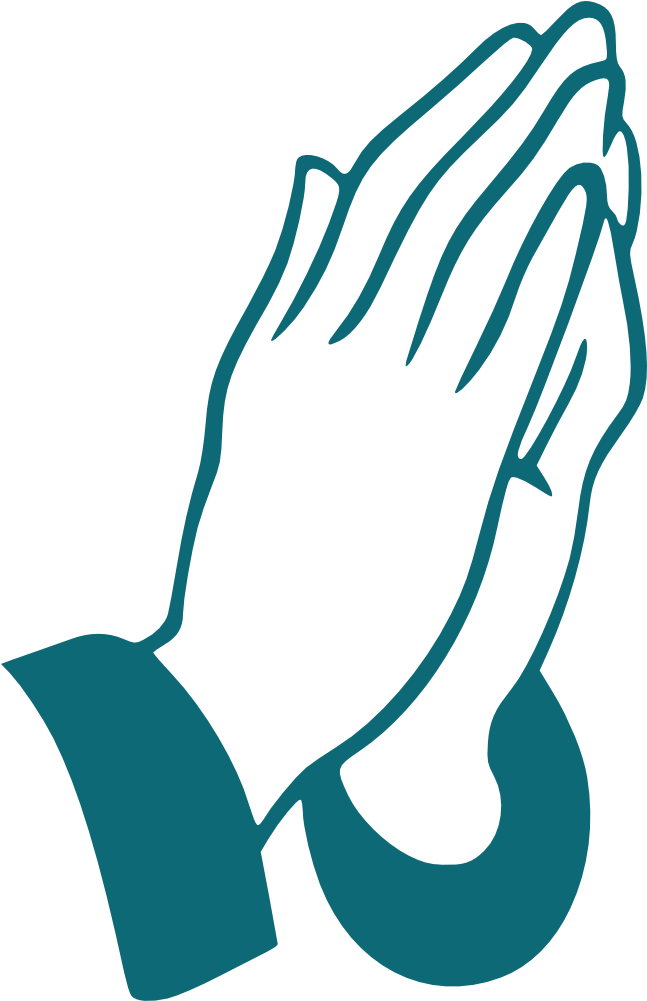 Pray Clipart Prayer Faithful - Clip Art Welcome Hand - Png Download ...