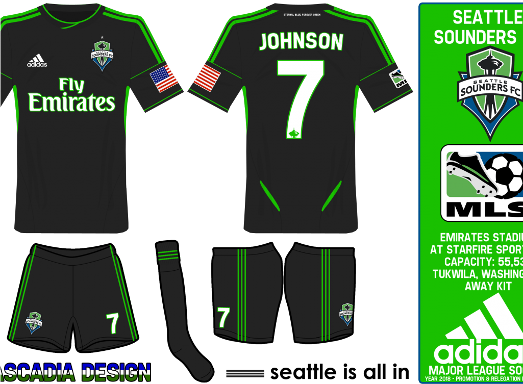 Seattle Sounders Fc Clipart - Large Size Png Image - PikPng
