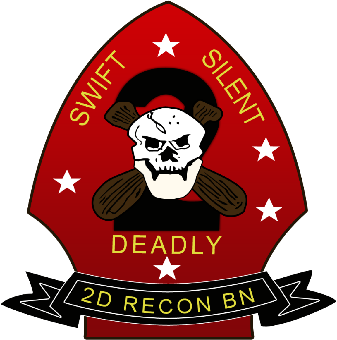 2nd Reconnaissance Battalion - 2d Recon Bn Logo Clipart - Large Size ...