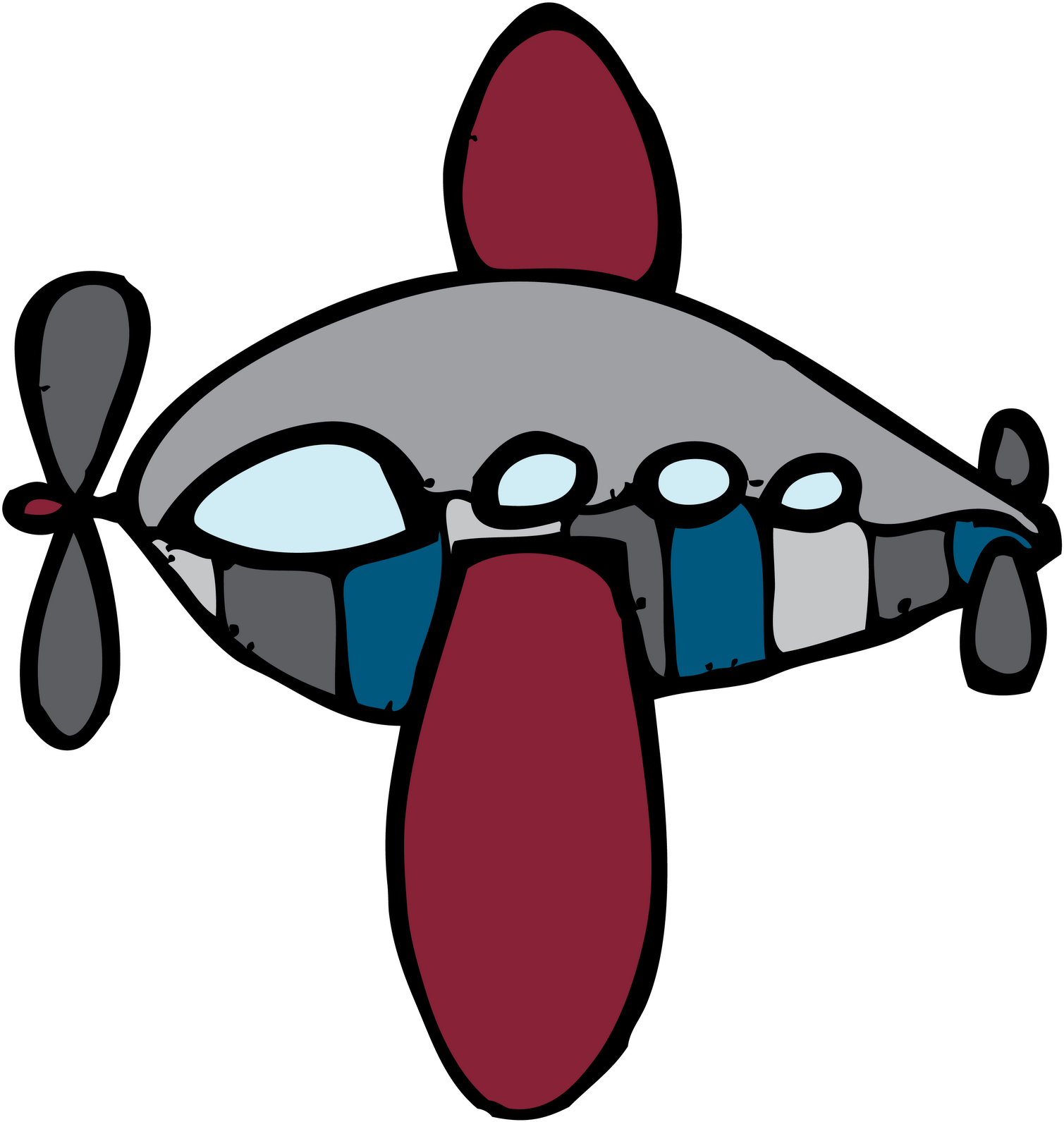 Clipart Toys Melonheadz - Melonheadz Airplane - Png Download - Large ...