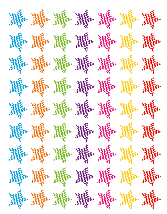 Scribble Stars Png - Sticker Clipart - Large Size Png Image - PikPng