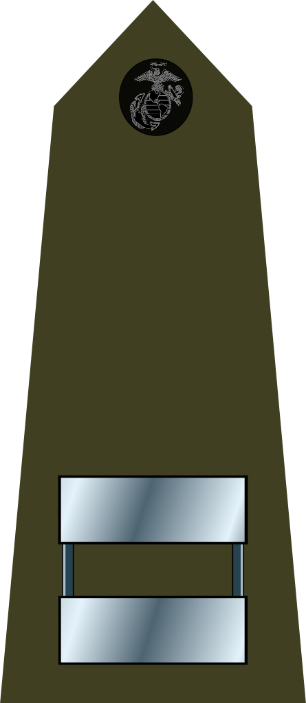 Us Marine O3 Shoulderboard Vertical - Wood Clipart - Large Size Png ...