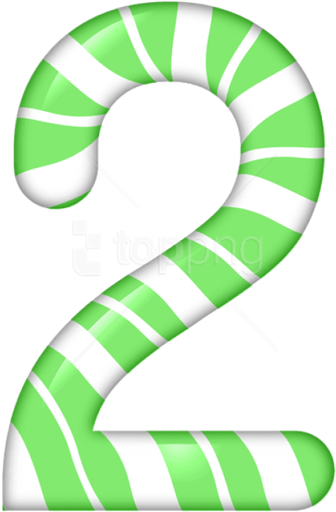 Download Number Two Candy Style Clipart Png Photo - Candy Numbers Png ...