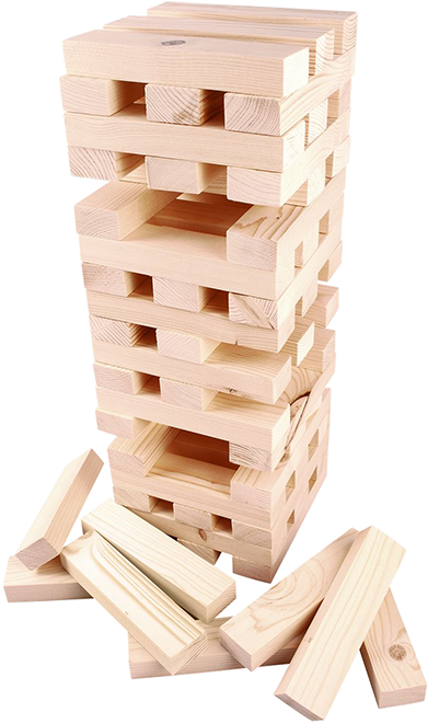 Jenga Png Clipart - Large Size Png Image - PikPng