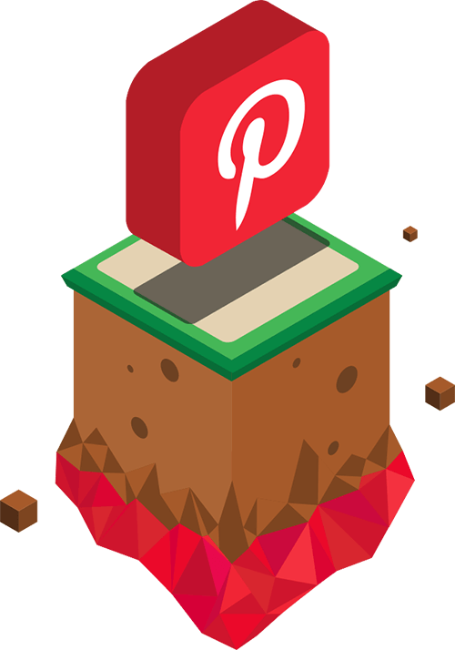 Floating Pinterest Icon - Illustration Clipart - Large Size Png Image ...
