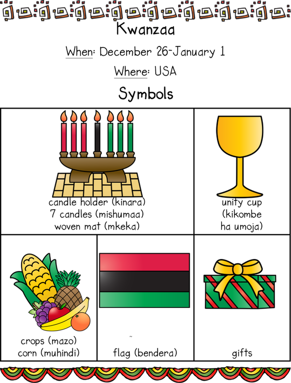 Picture - Kwanzaa Symbols Clipart - Large Size Png Image - PikPng