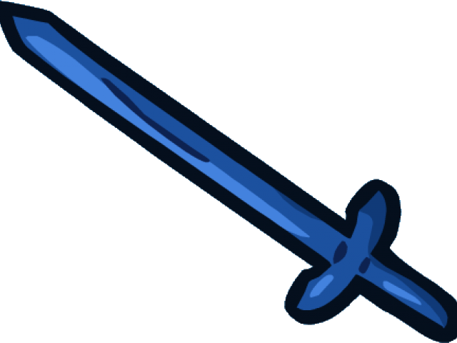 Blue Sword Png Clipart - Large Size Png Image - PikPng
