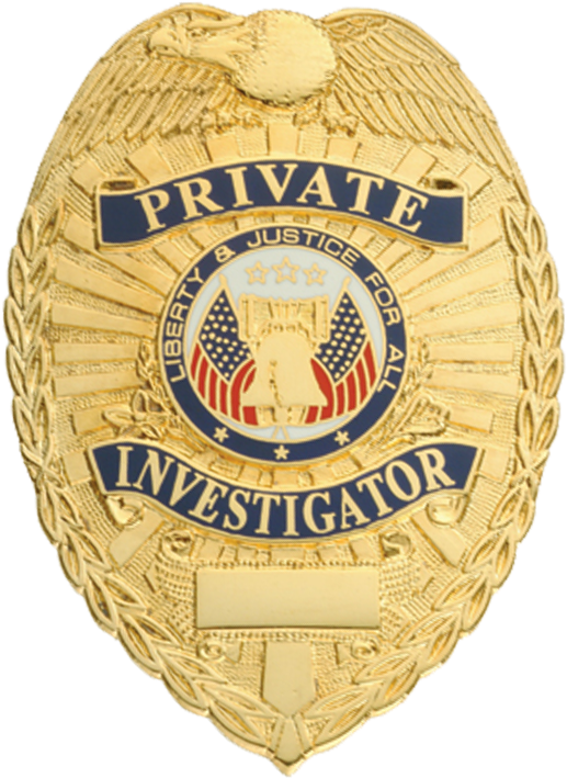 Detective Badge Png - Private Investigator Badge Clipart - Large Size ...