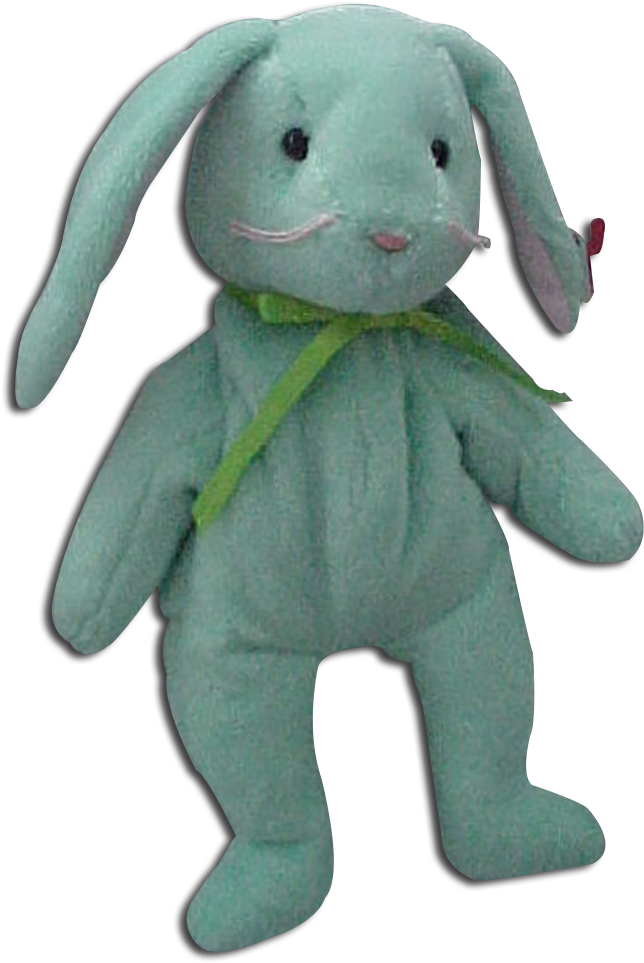 Ty Beanie Baby Hippity The Mint Green Bunny Rabbit - Stuffed Toy ...
