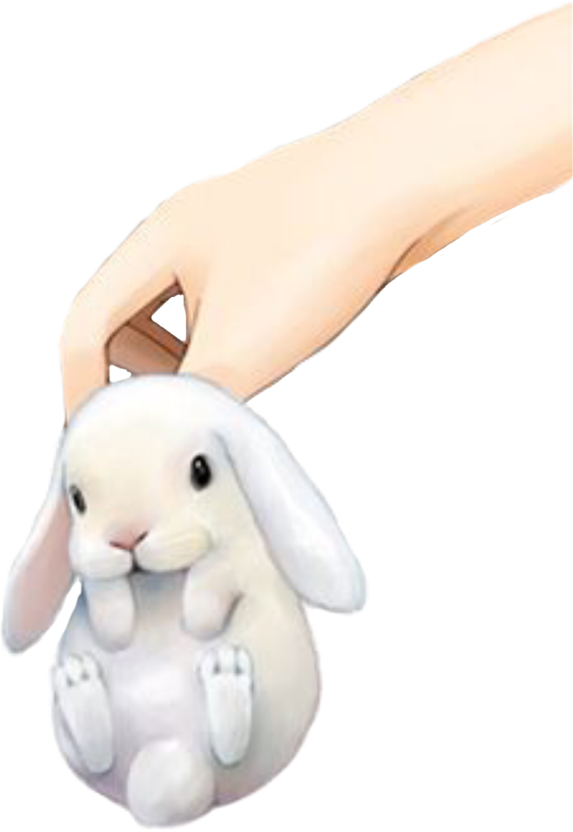 #bunny #baby #rabbit #hand #freetoedit - Domestic Rabbit Clipart ...