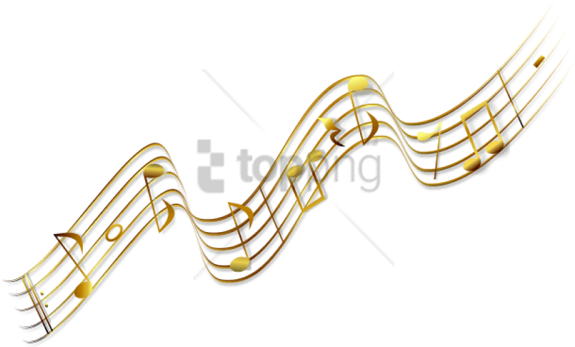 Free Png Gold Music Notes Png Png Image With Transparent - Music Notes ...