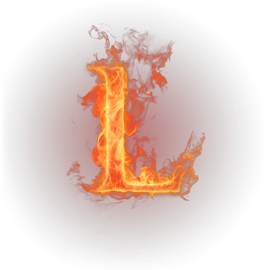 Letter L Png - Flaming Letter B Png Clipart - Large Size Png Image - PikPng