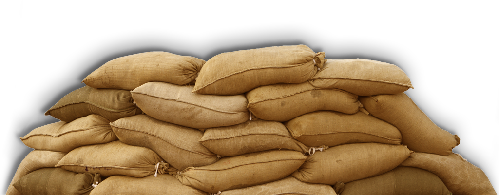 Hessian Sandbags Clipart - Large Size Png Image - PikPng